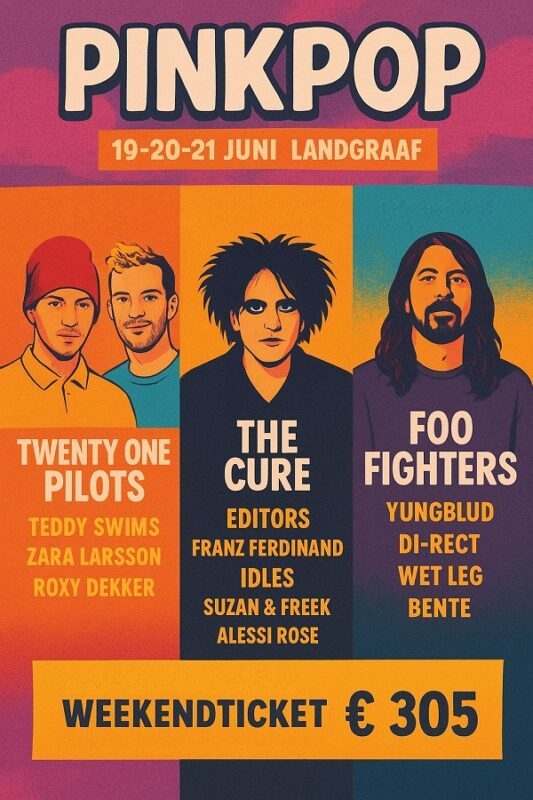 Pinkpop 2026: De spannendste line-up in jaren